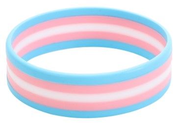 Large Transgender Silicone Bracelet | People's Pride